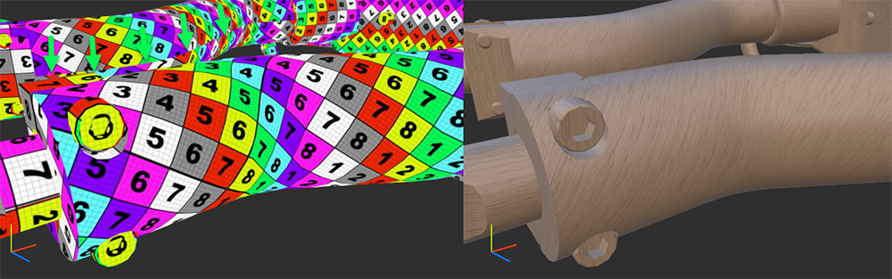 Continuous UVs from CAD Models